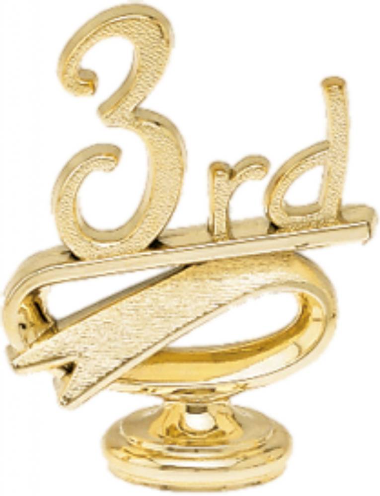 3rd Place 2 1/4" Trophy Trim Piece | Trophy Trim Dates and Numbers from ...