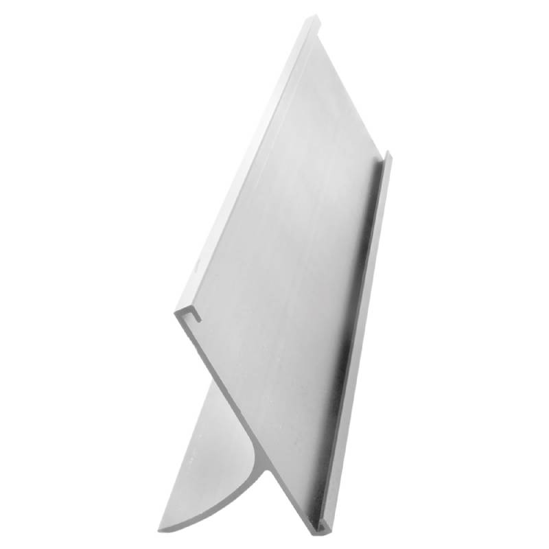 Silver Aluminum Desk Sign Bracket 2" x 8" | Closeout Products from ...