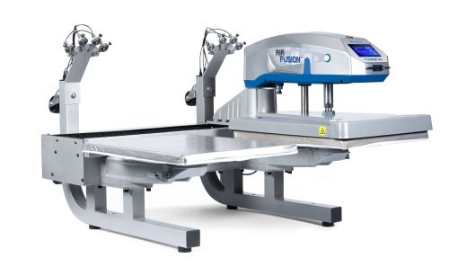 Dual Air Fusion IQ W/Laser | Flatbed Presses from Conde Systems